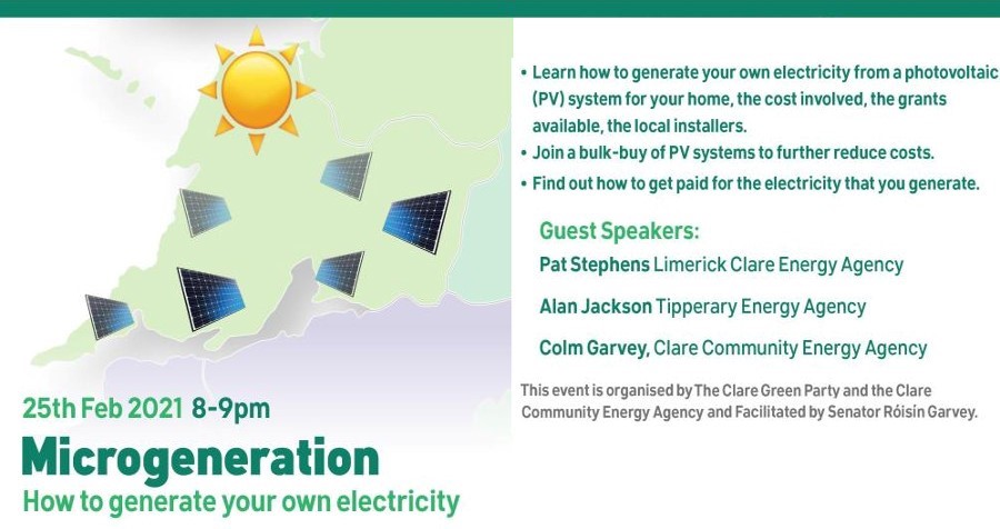 Microgeneration - how to generate your own electricity - Ennis Chamber ...