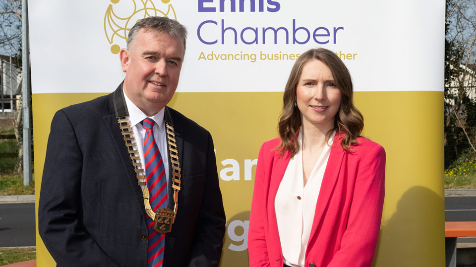 Ennis Chamber elects new President and VP - Ennis Chamber of Commerce | Co. Clare | Ireland
