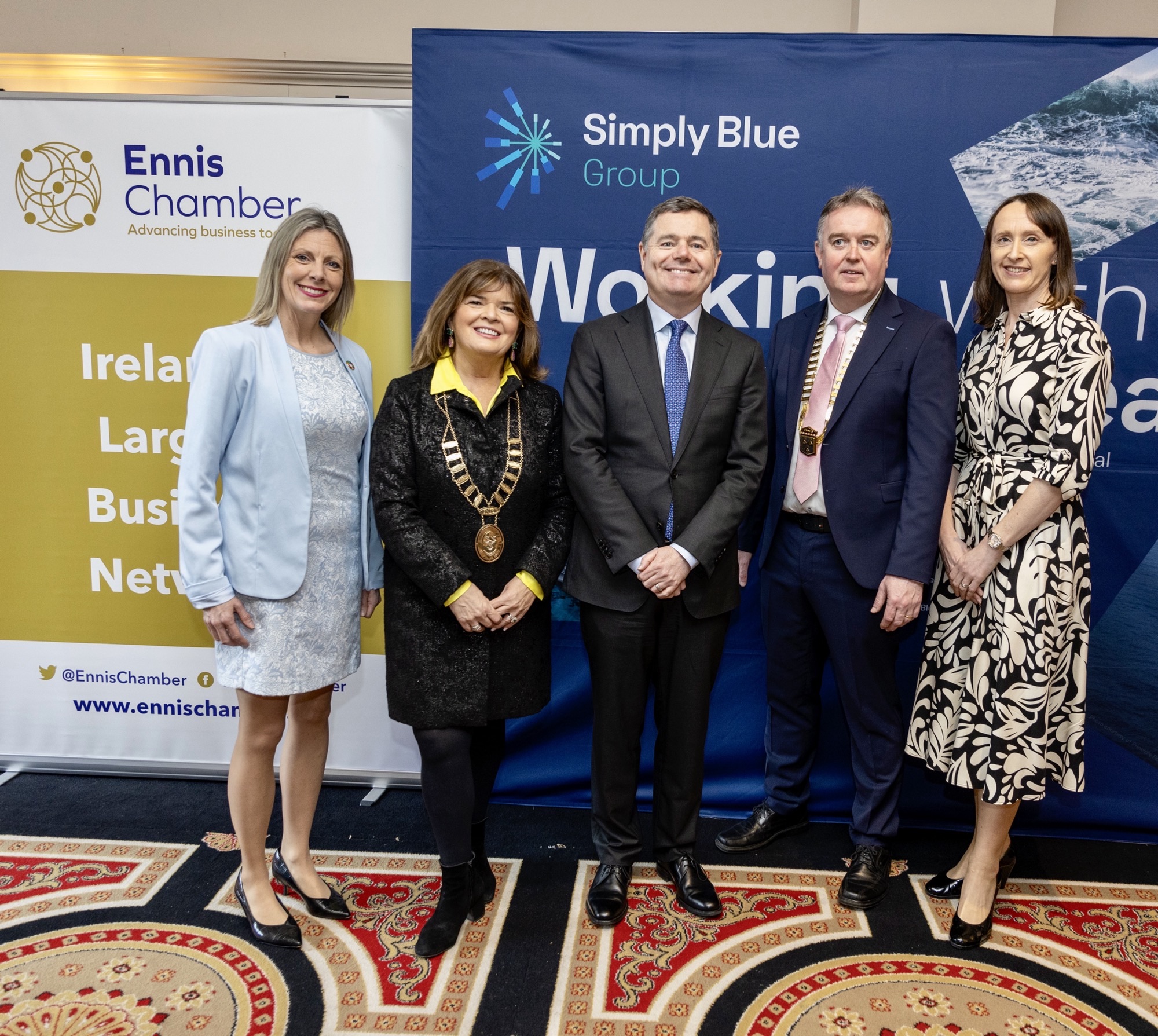 Minister Paschal Donohoe praises endeavour of SMEs at Ennis Chamber ...