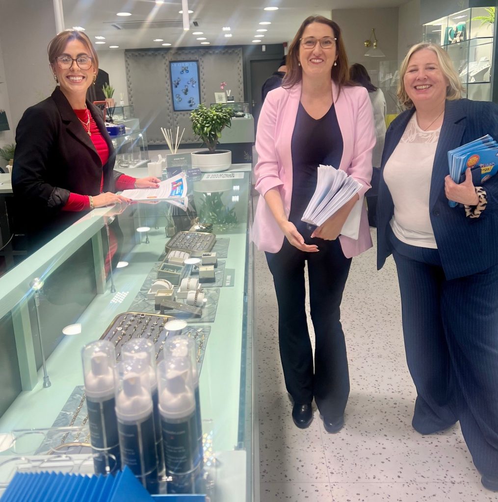 Minister Emer Higgins Visits Ennis Retailers - Ennis Chamber of ...